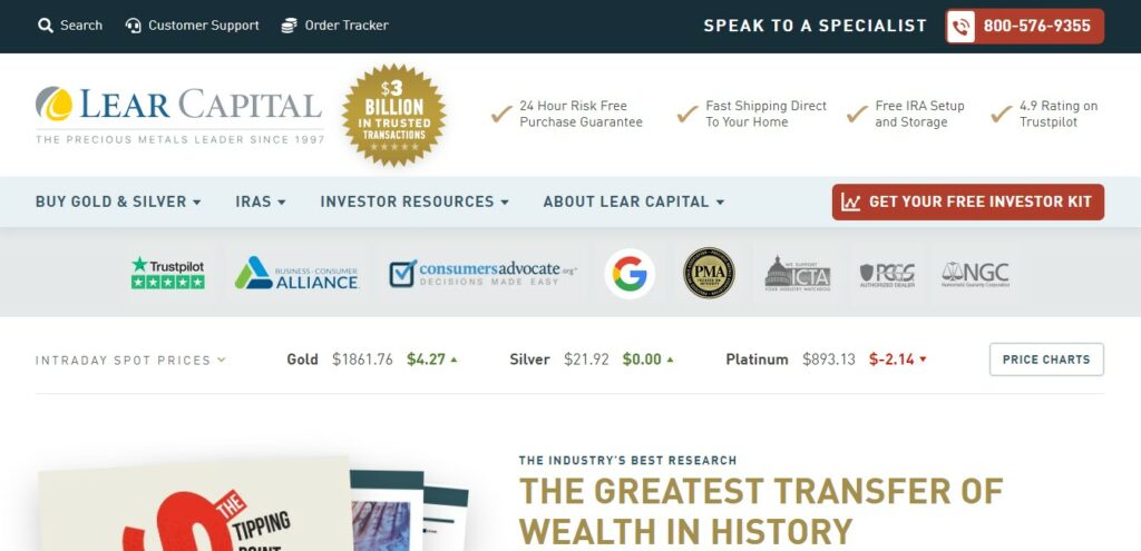 Lear capital leader in precious metals | Brimco